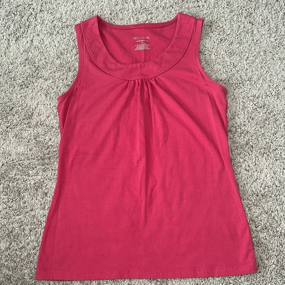 Merona | Tops | The Ultimate Tank Size Small Dark Pink Super Soft ...
